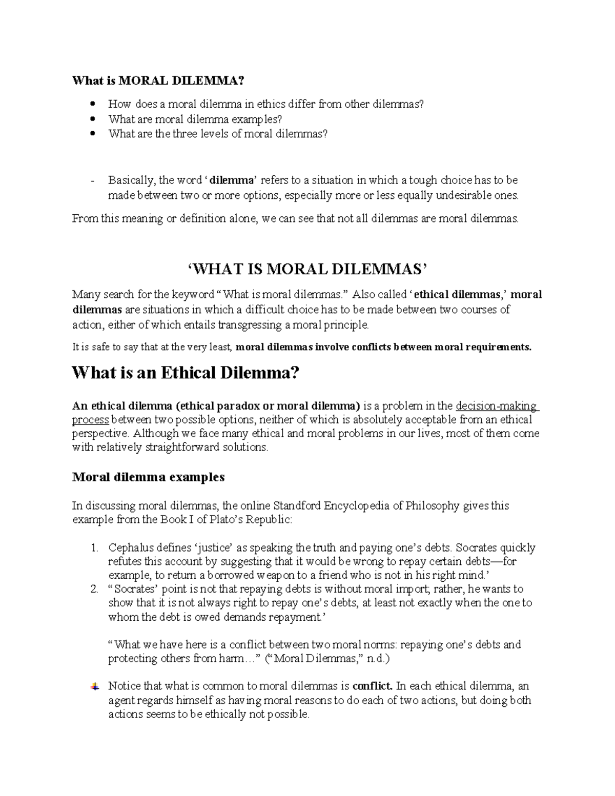 Ethics- Moral- Dilemma-intro-2 - What is MORAL DILEMMA? How does a ...