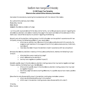 Cj 270 8-3 - questions for 8-3 - Marylyn Obi Southern New Hampshire University CJ-207-J7881 The ...