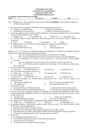 Process-Costing-EUP-quiz-1 Accounting 223 is primarily devoted to the ...
