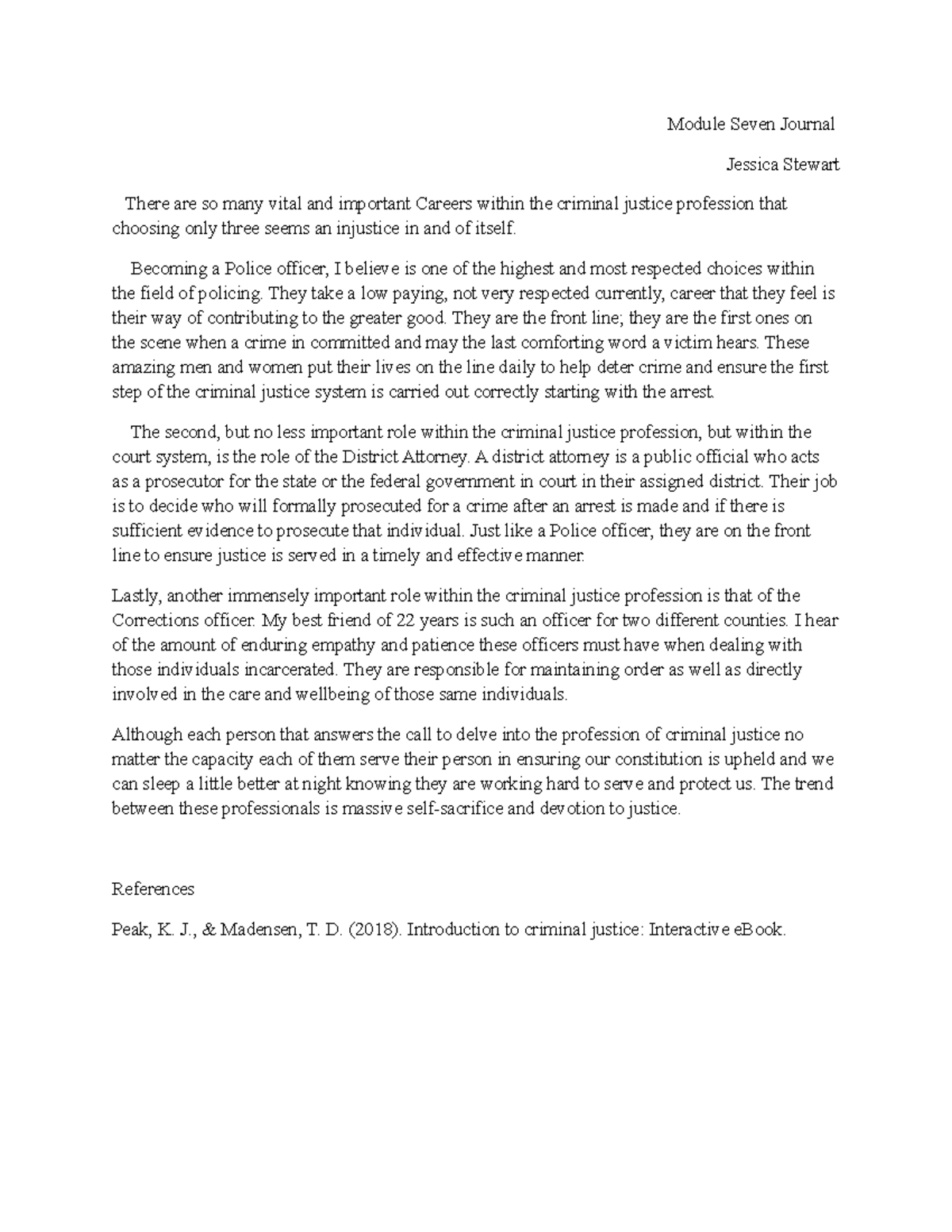 Module 7 Journal - Assignment - Module Seven Journal Jessica Stewart ...