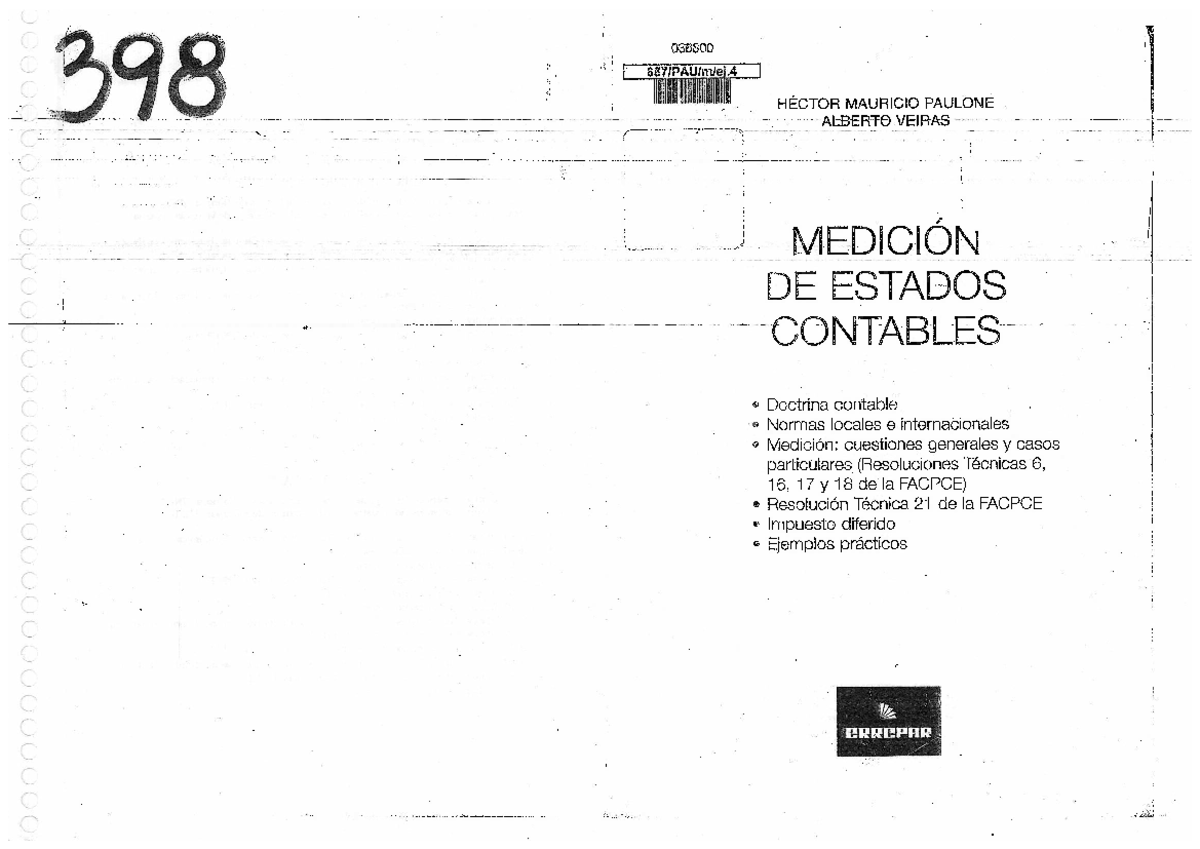 33 Medicion de Estados Contables - Contabilidad Básica - Studocu