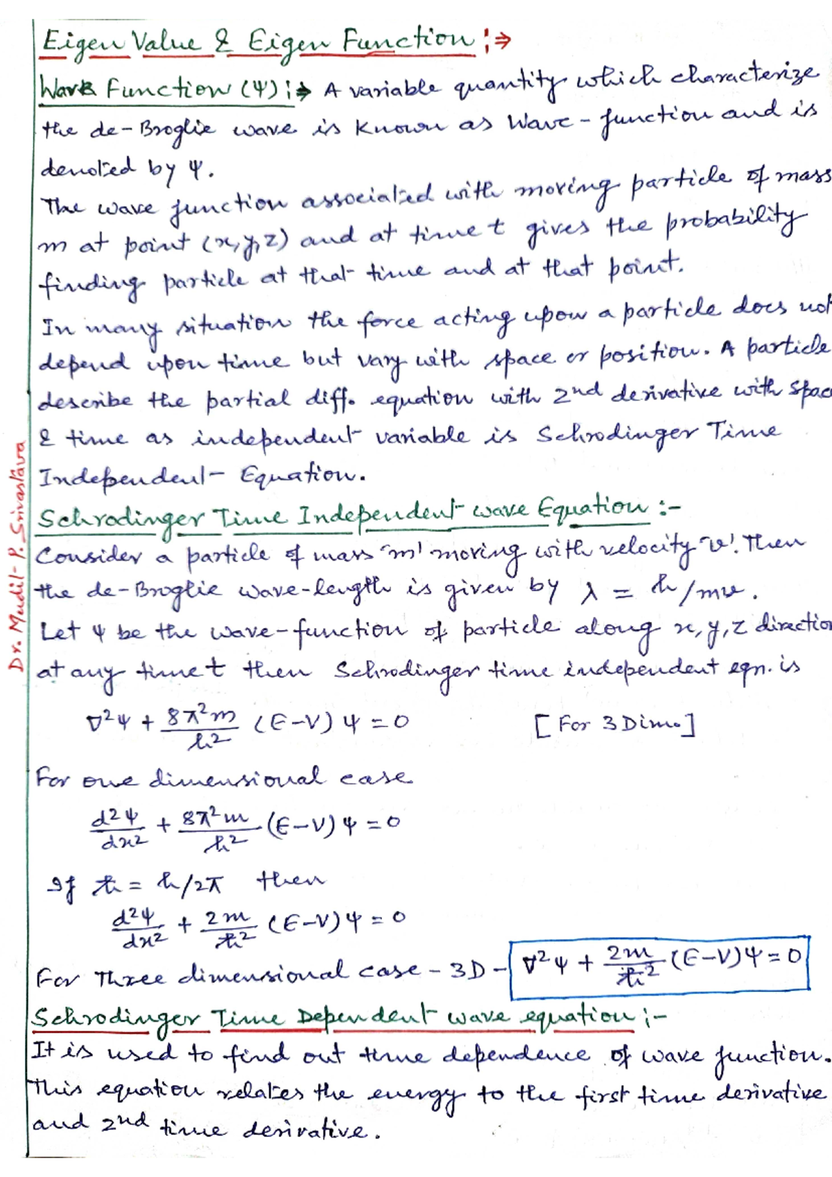 2 eigen value nd eigen function phy - Computer Science - Studocu