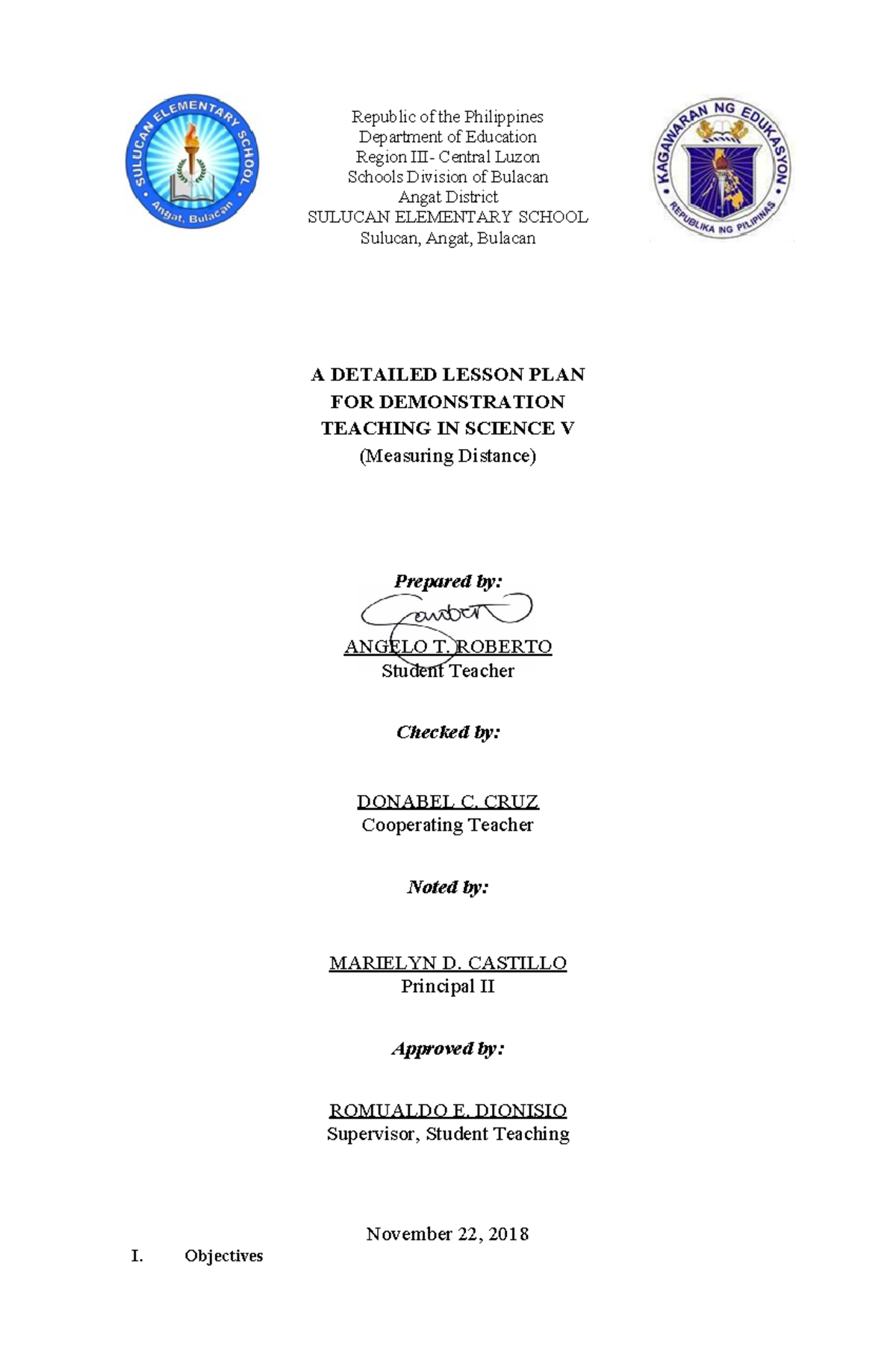 Final-LP- Revised - Republic of the Philippines Department of Education Region III- Central ...
