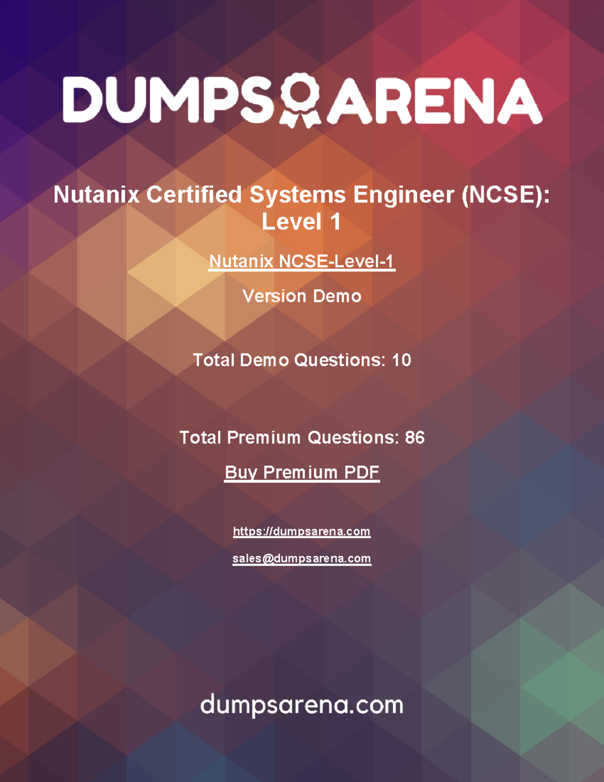 NCSE Level 1 demo - Nutanix Certified Systems Engineer (NCSE): Level 1 ...