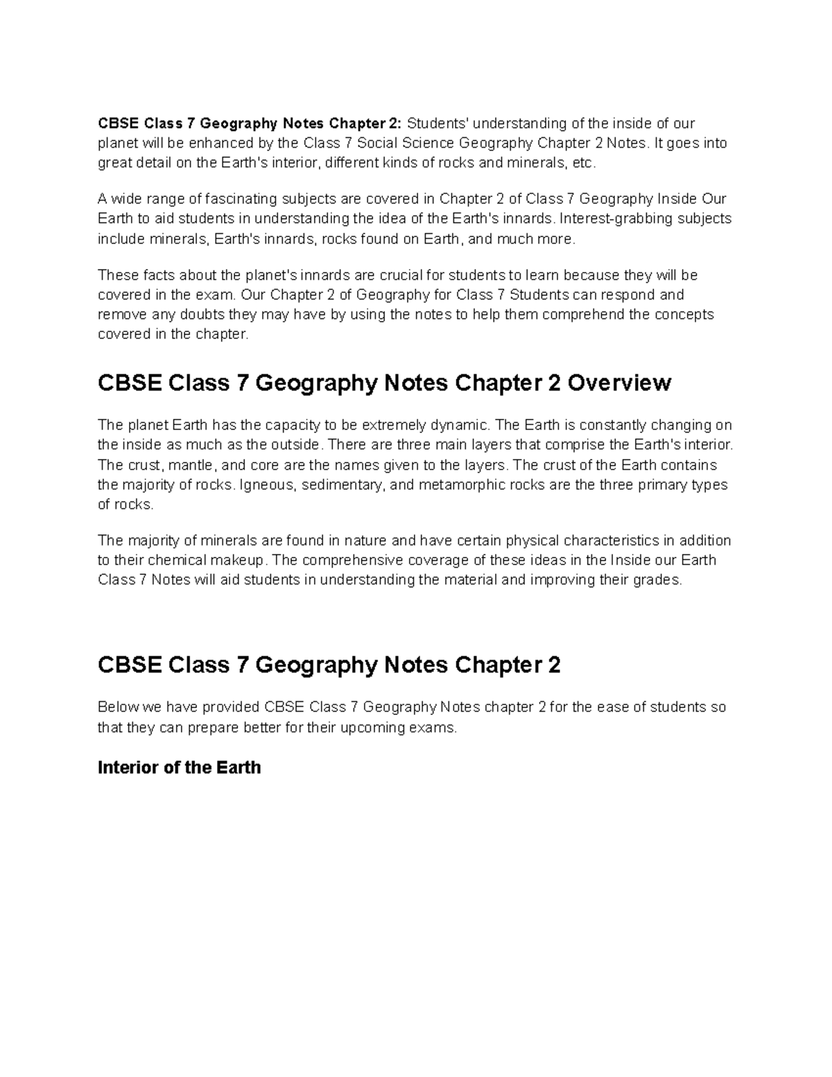 Untitled-document-10 - CBSE Class 7 Geography Notes Chapter 2: Students ...