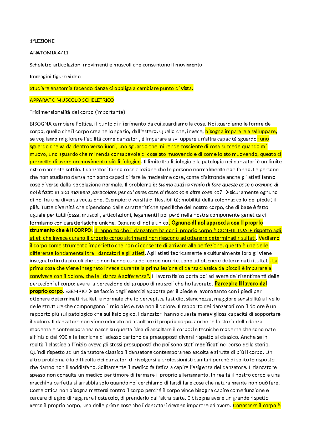 Anatomia (Ripristinato automaticamente) - 1°LEZIONE ANATOMIA 4/ Scheletro articolazioni ...