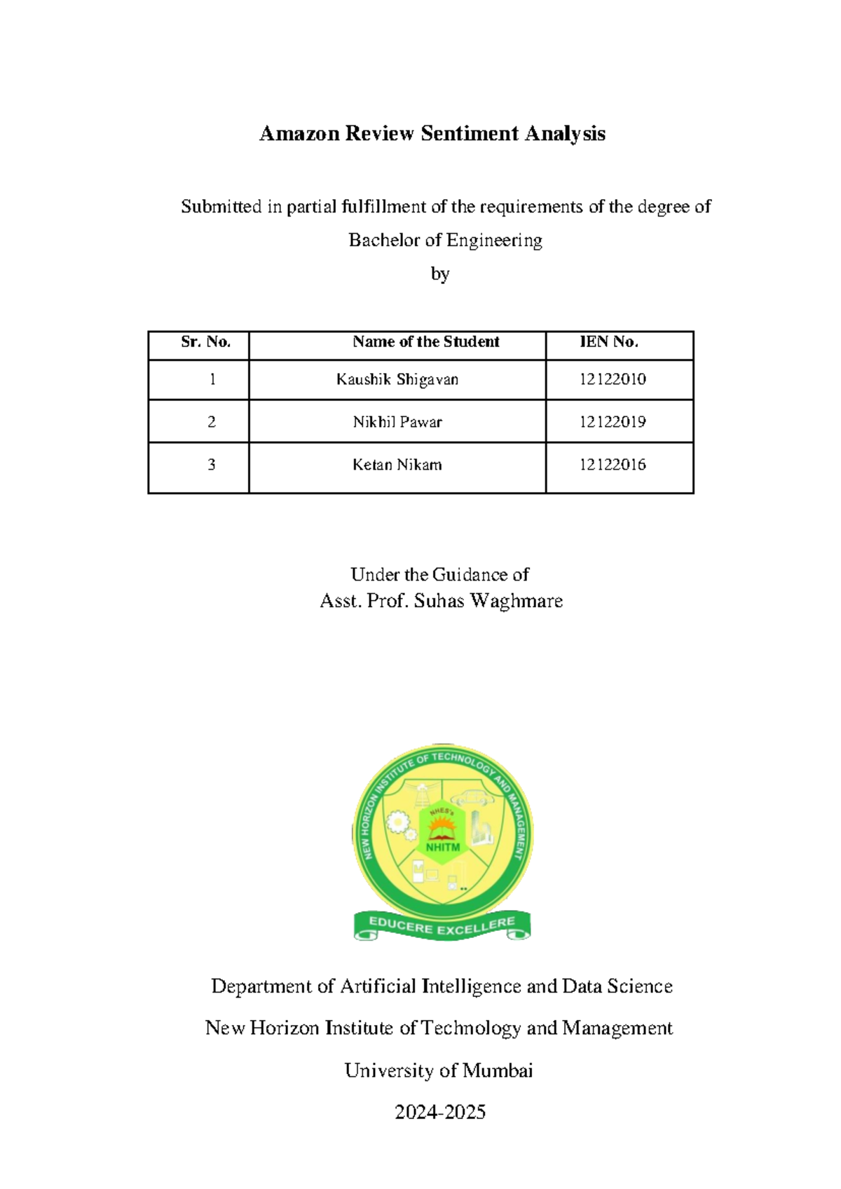 NLP Report PJSA comps - Amazon Review Sentiment Analysis Submitted in ...