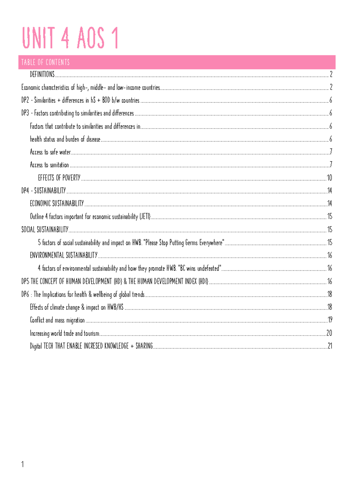 UNIT 4 - Unit 4 Aos 1 Victorian certificate of education health and ...