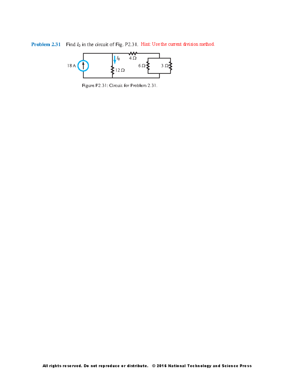 Homework 2 Problems - Problem 2 Find I 0 in the circuit of Fig. P2. 6 Ω ...