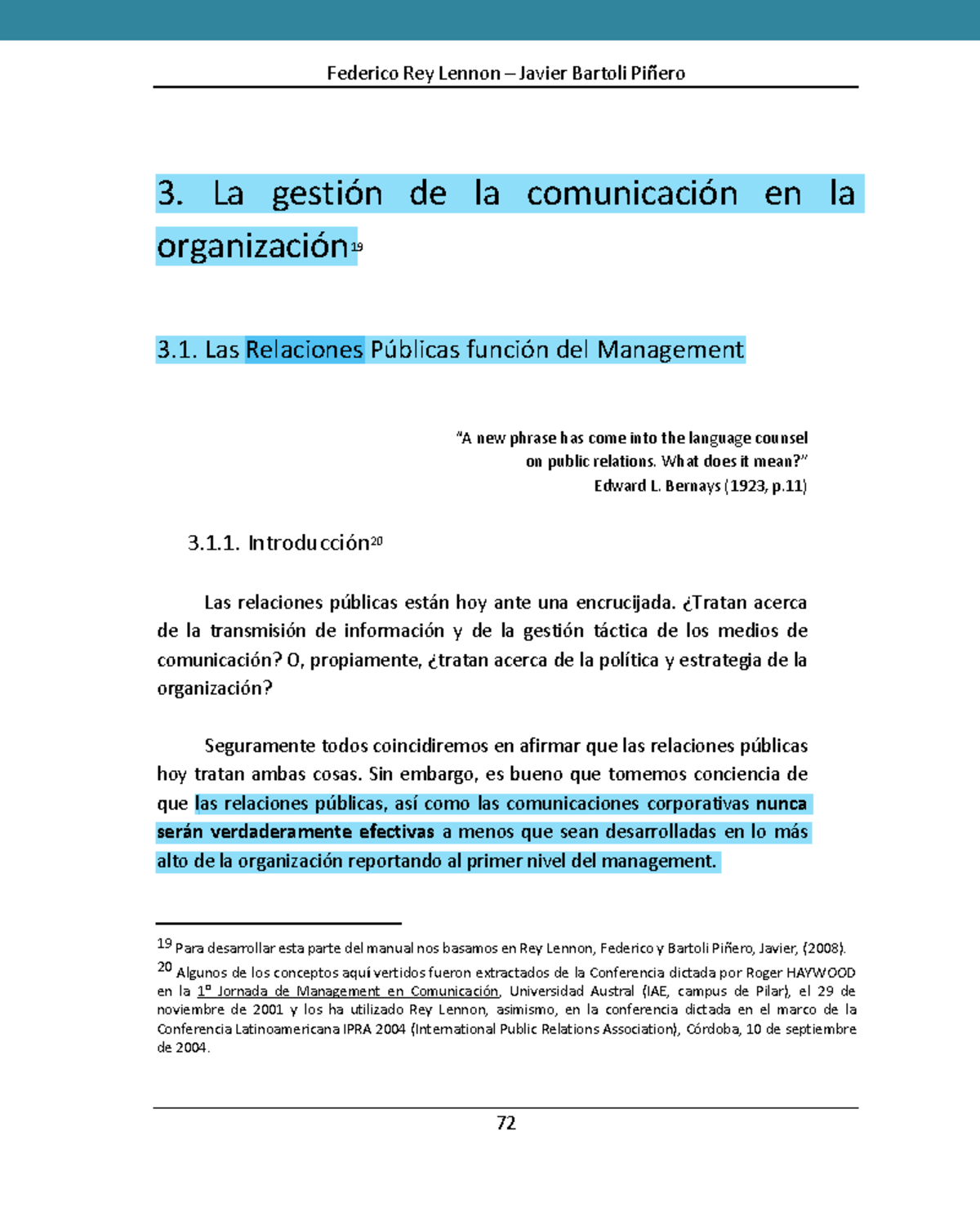 Cap 3 y 4 - Manual de organizaciones - Federico Rey Lennon – Javier ...