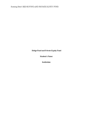 Module 03 Course Project - Running Head: PERSONAL INVESTMENT STRATEGY 1 ...
