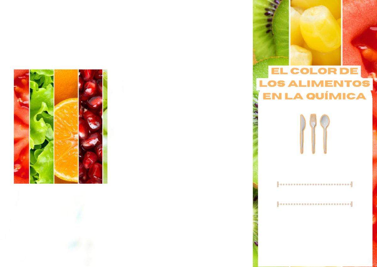 El color de los alimentos en la quimica - EL COLOR DE LOS ALIMENTOS EN ...