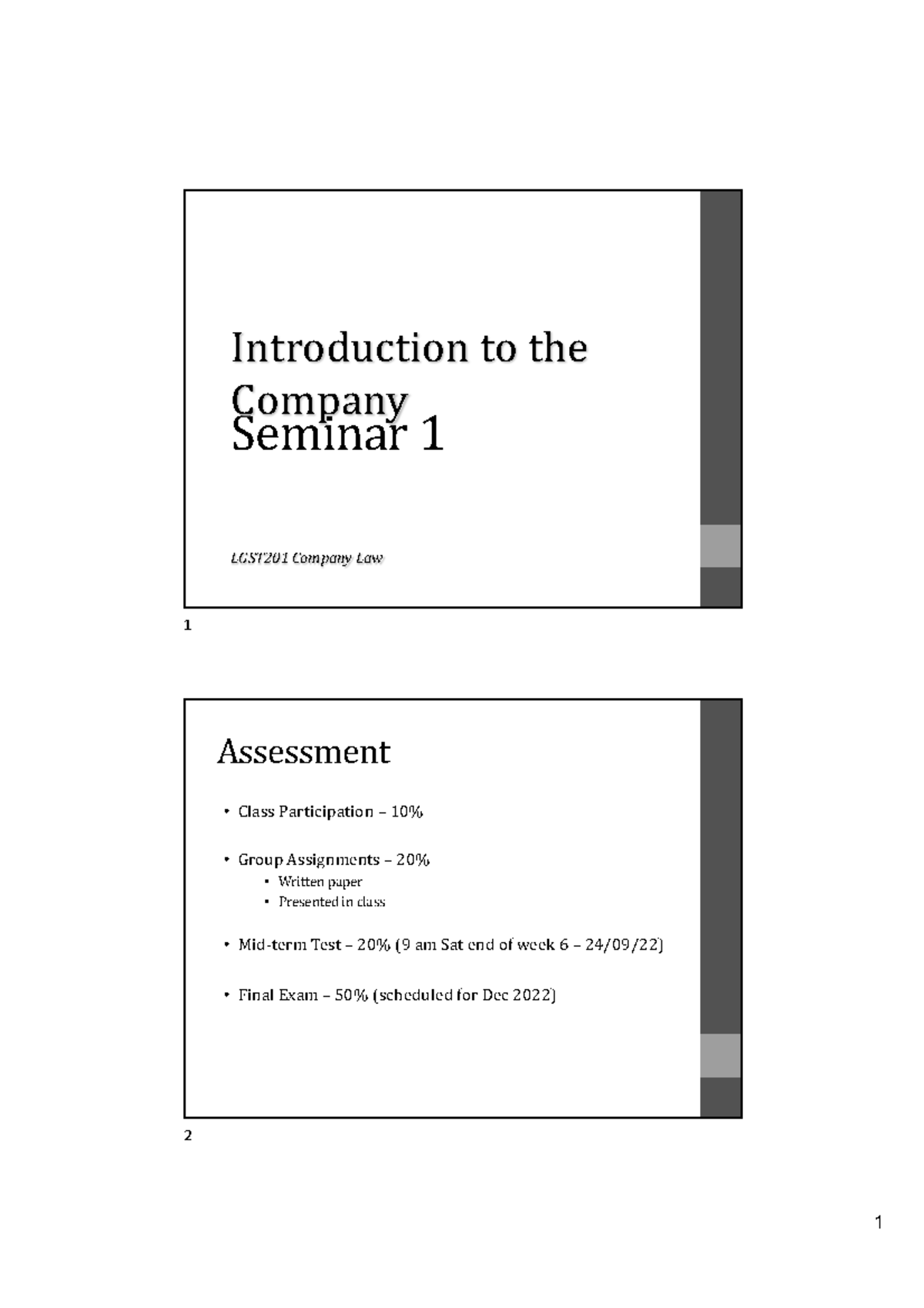 Topic 1 slides 1 Intro to the Co LGST201 ('22-23) - Seminar ...
