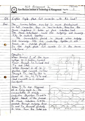 Power electronics Assignment 3 - Power Electronics and Drives - Studocu
