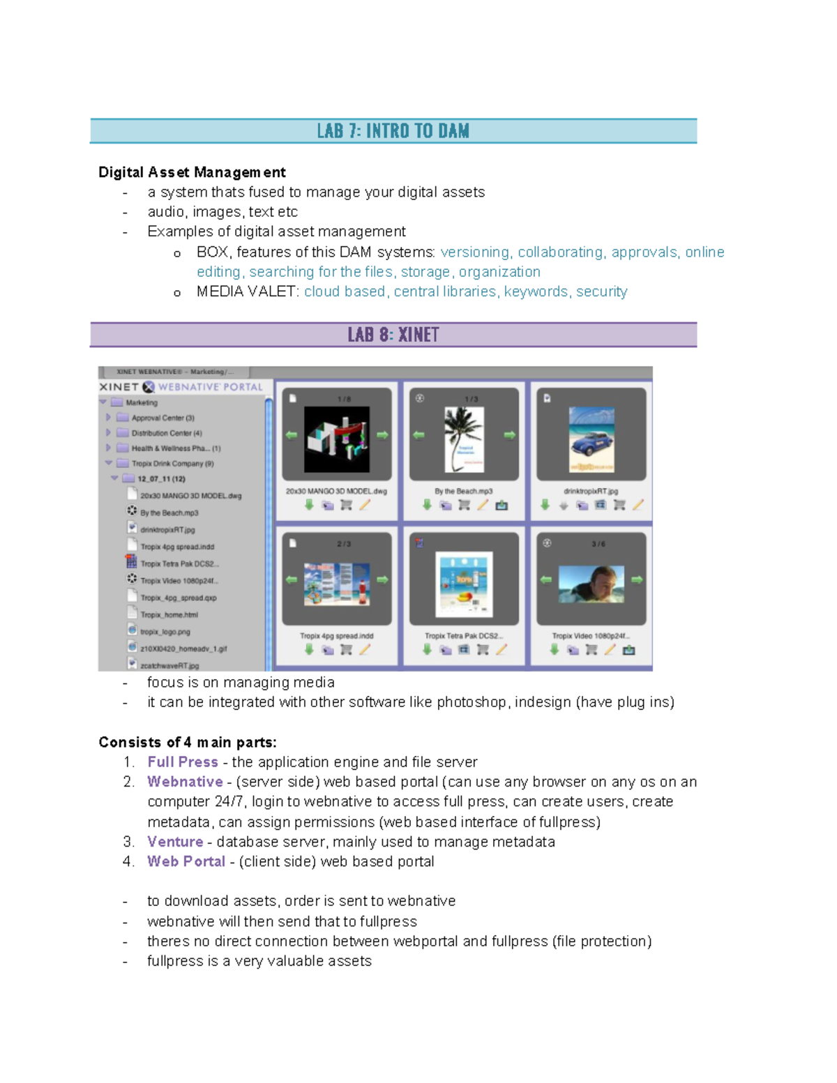Cps 393 Intoduction To C and Unix - LAB 7: INTRO TO DAM Digital Asset ...