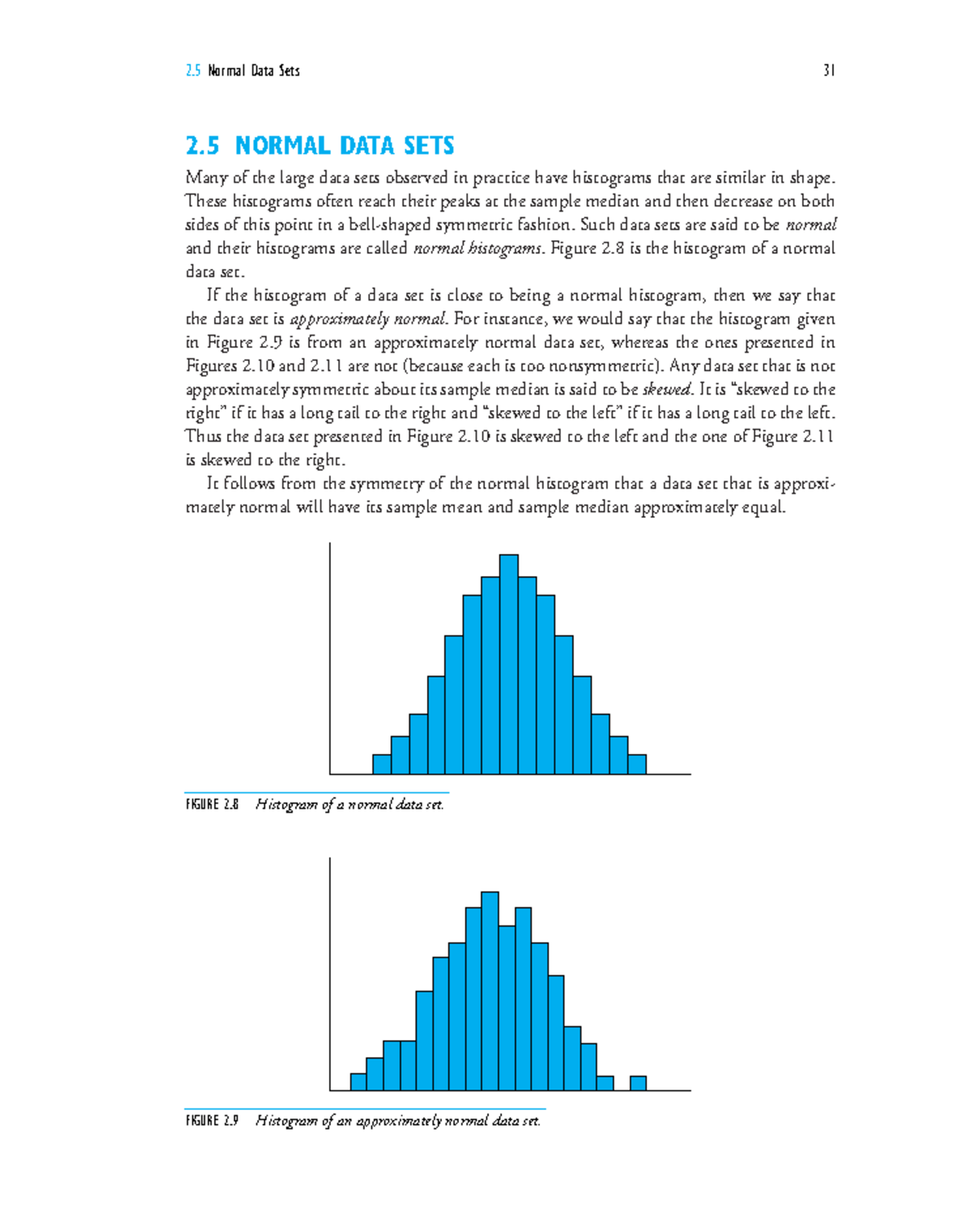 Normal Sets - 2 Normal Data Sets 31 2 NORMAL DATA SETS Many of the ...