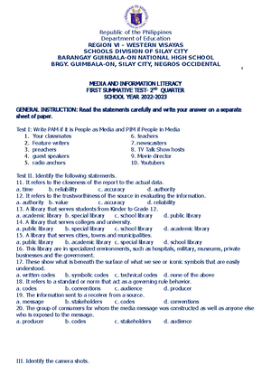 2Q BIO LTOP - learning task output - FIRST CITY PROVIDENTIAL COLLEGE ...