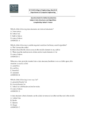 Fds Decode unit1, 2 - Fundamentals of DataStructures SPPU-CBCs SCHEME-2019/2020 SYLLABUS-S ...