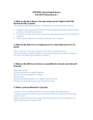 OS TEST 3 - test 3 - Dheeraj Lingamaneni Section 2 2. A memory location ...