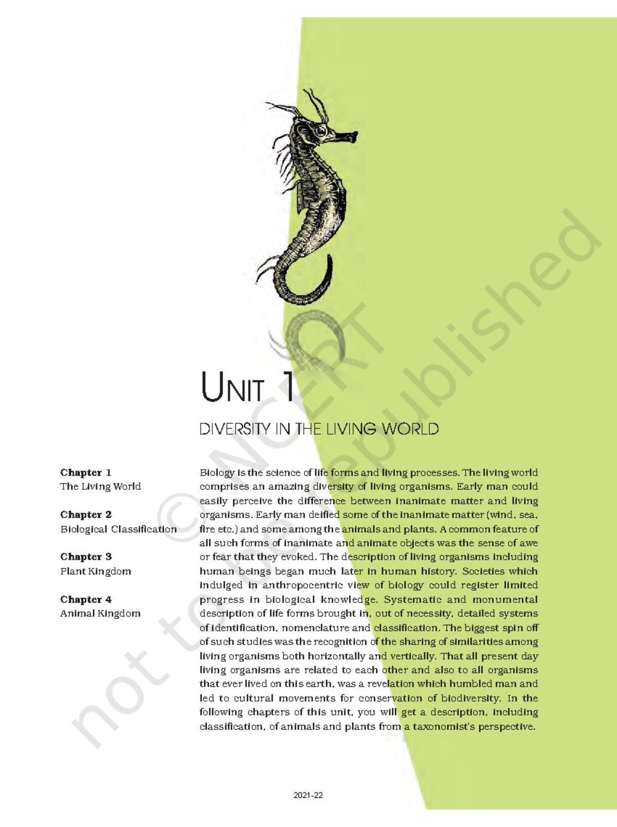 The Living World - project - Biology is the science of life forms and ...