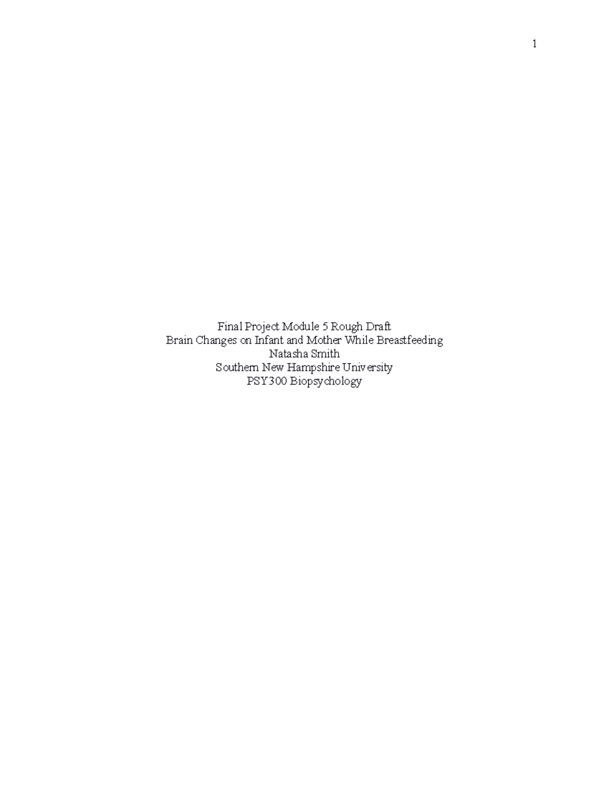 PSY 300 Final Project final - Final Project Module 5 Rough Draft Brain ...