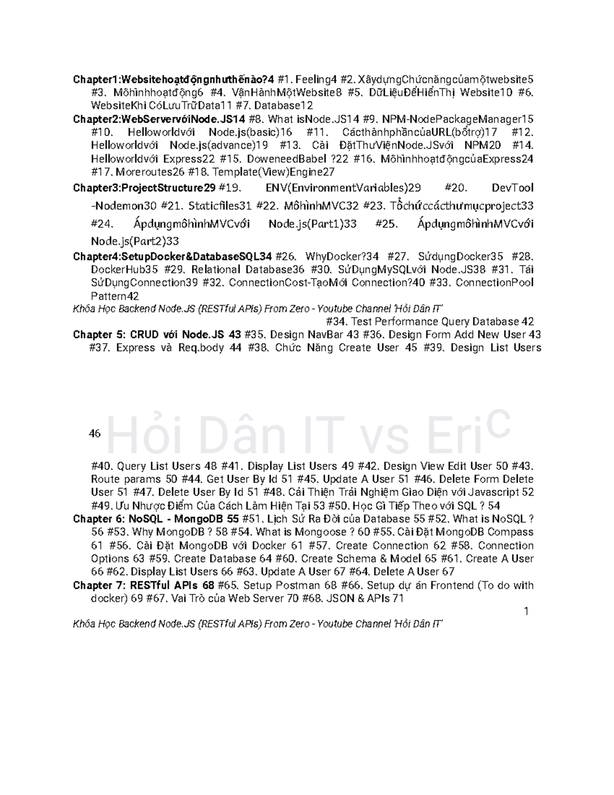 3. Tài Liệu_ Backend Zero Restful APIs.docx - Chapter1:Websitehoạtđộngnhưthếnào?4 #1. Feeling4 ...