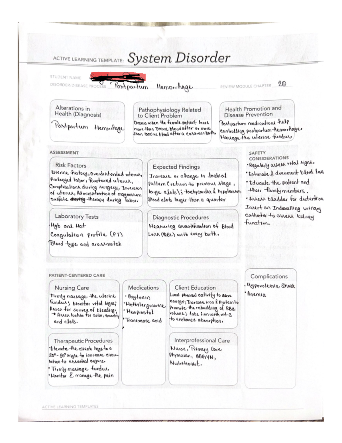 System Disorder - ATI - NUR 410 - Studocu