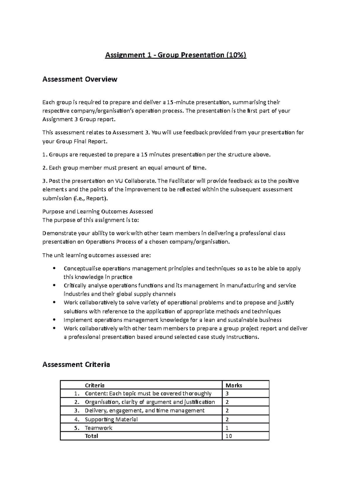 Assignment 1 Group Presentation - Sem 3-2022 - Assignment 1 - Group ...