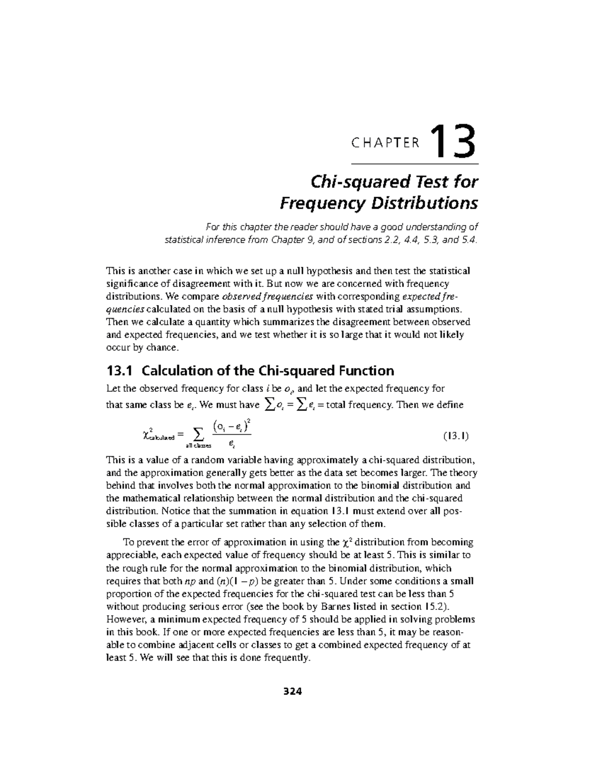 Strat prob p15 - ####### C H A P T E R 13 Chi-squared Test for ...