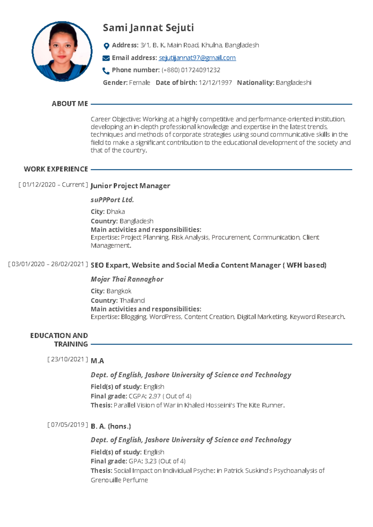 Sejuti CVthis is the docs for more information - Sami Jannat Sejuti ...