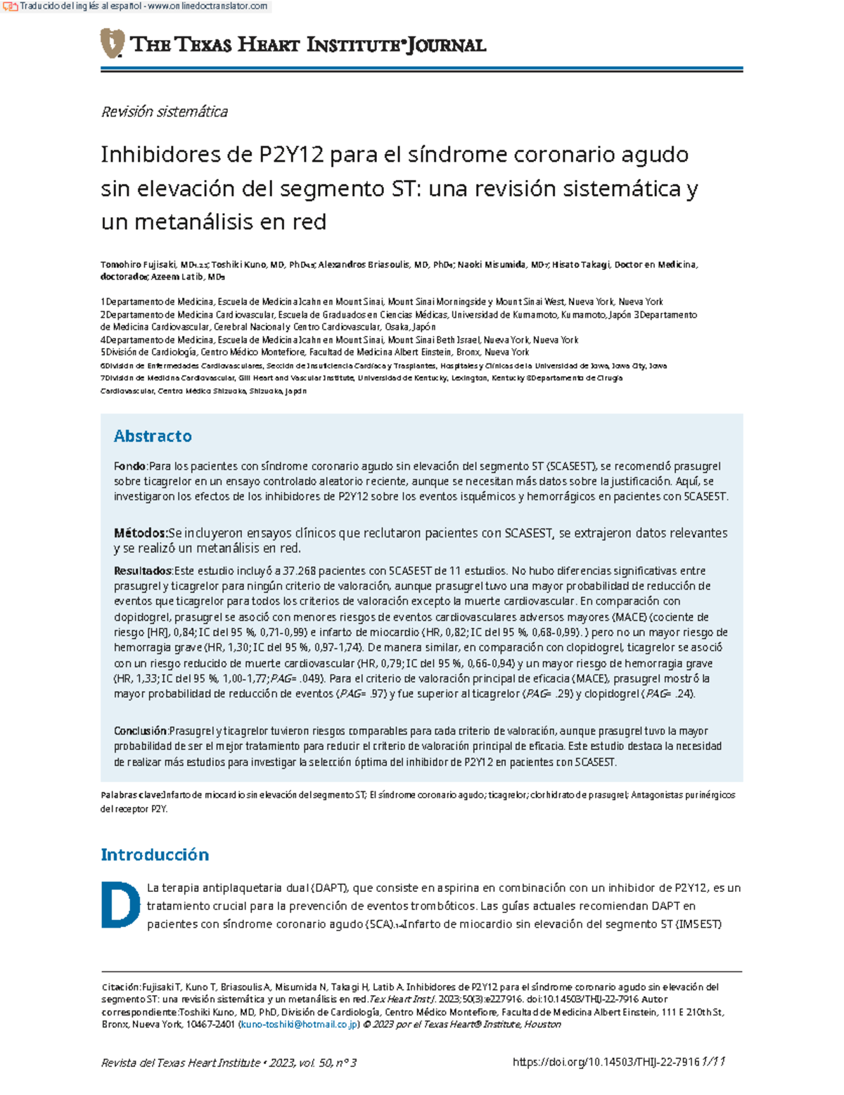 1 rev sis - jkjkl - Revisión sistemática Inhibidores de P2Y12 para el ...
