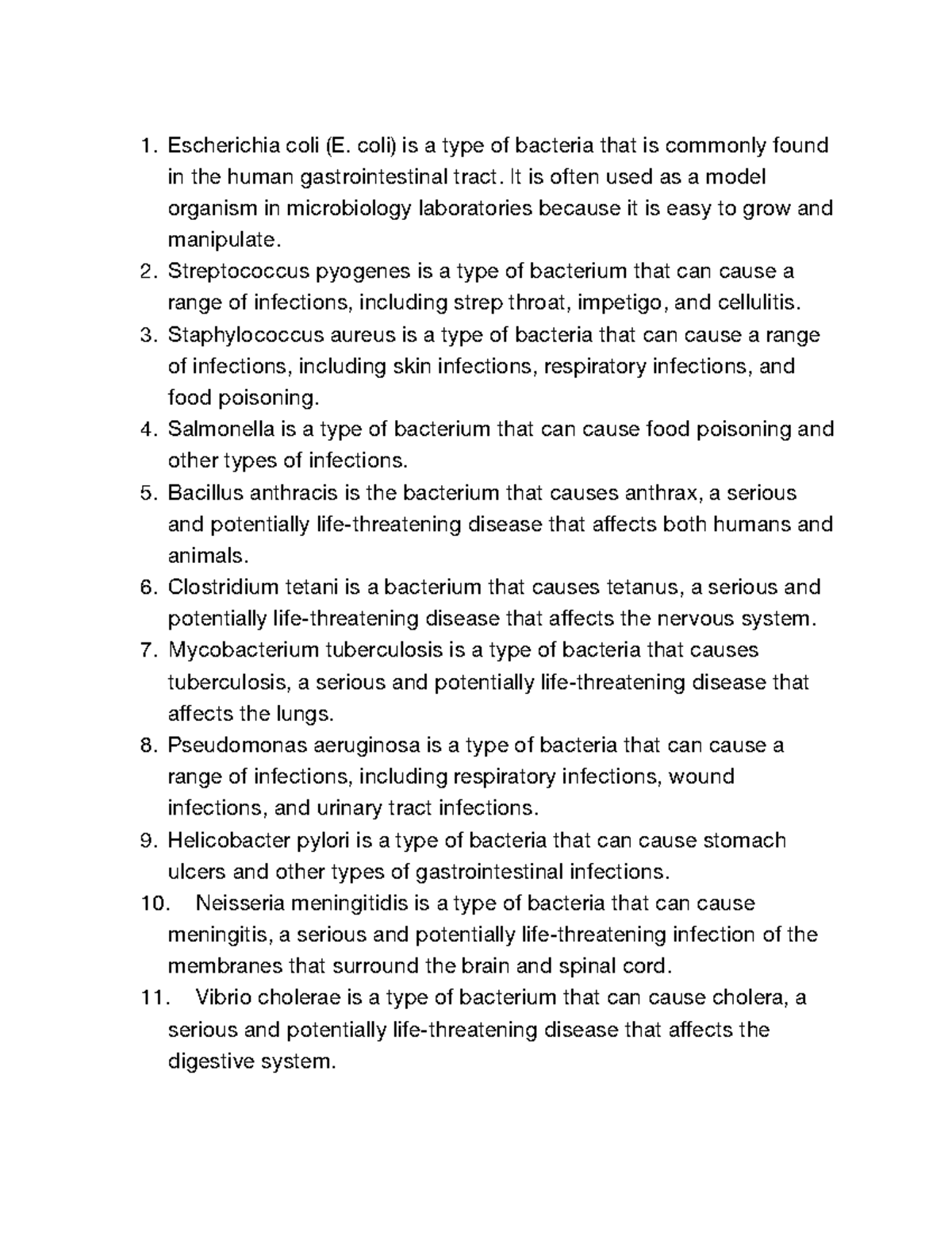 20 examples of microbiology and Founders - Escherichia coli (E. coli ...