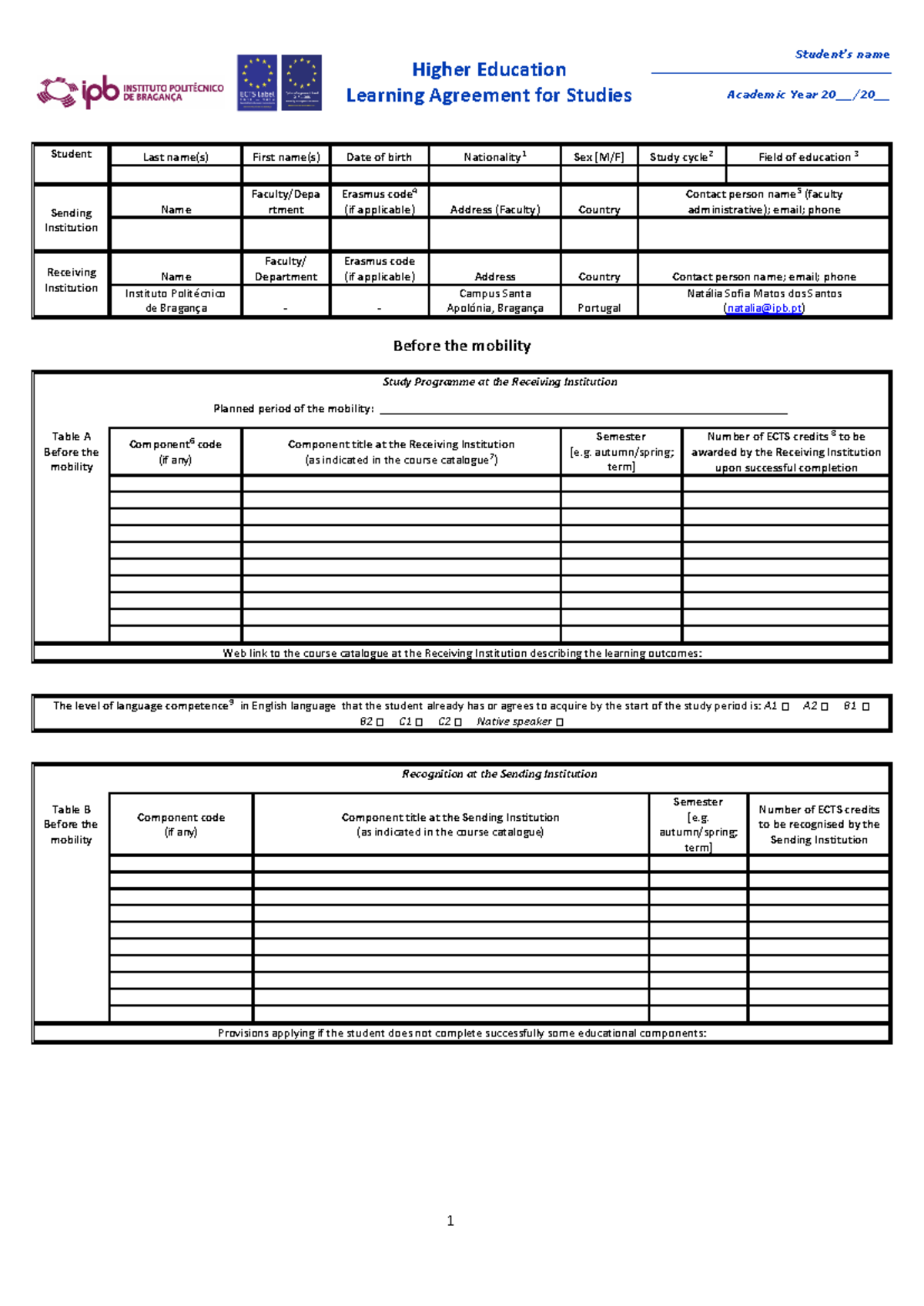EN Learning Agreement - Summary Microbiologia II - Higher Education ...