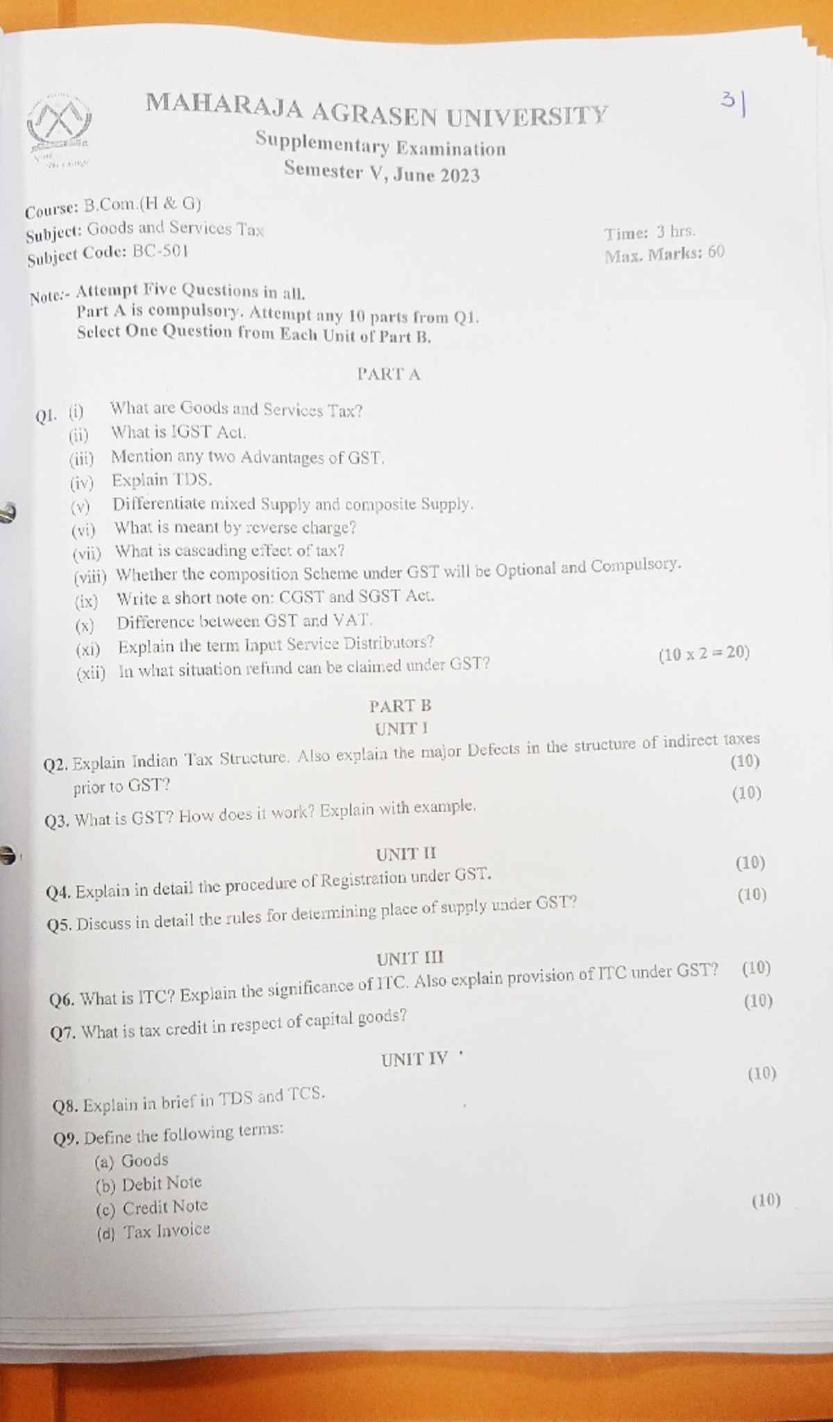 5th sems - Very good - Computerized Accounting Software Lab - Studocu