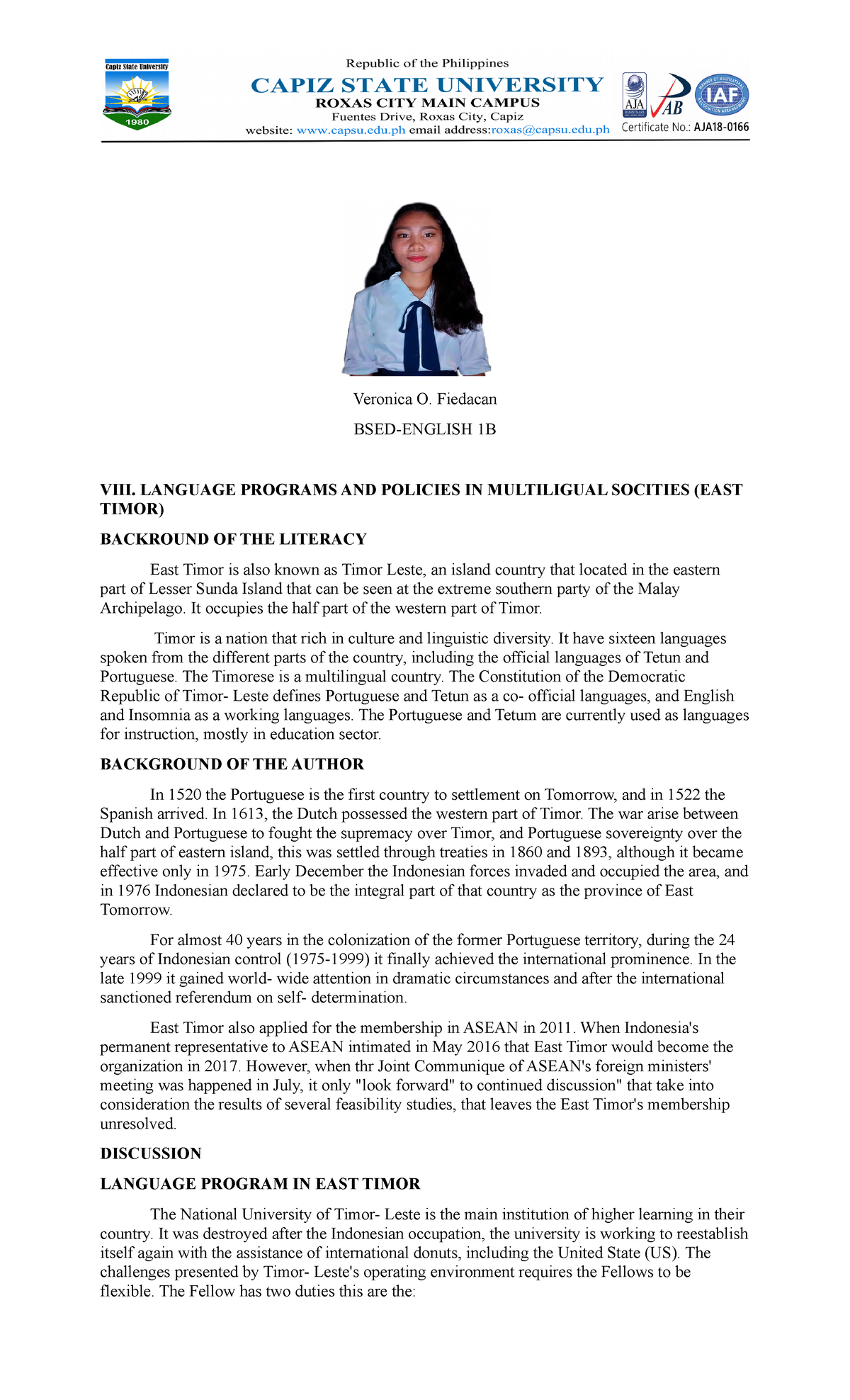 English 1B Lesson 8 Language Programs and Policies in Multiligual ...