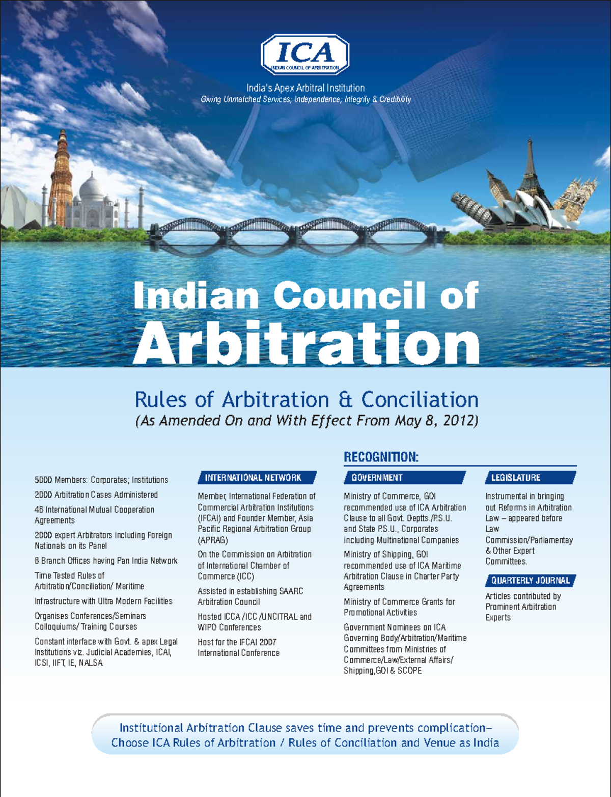 Rules-Arbitration - Indian Council of Arbitration INDIAN COUNCIL OF ...