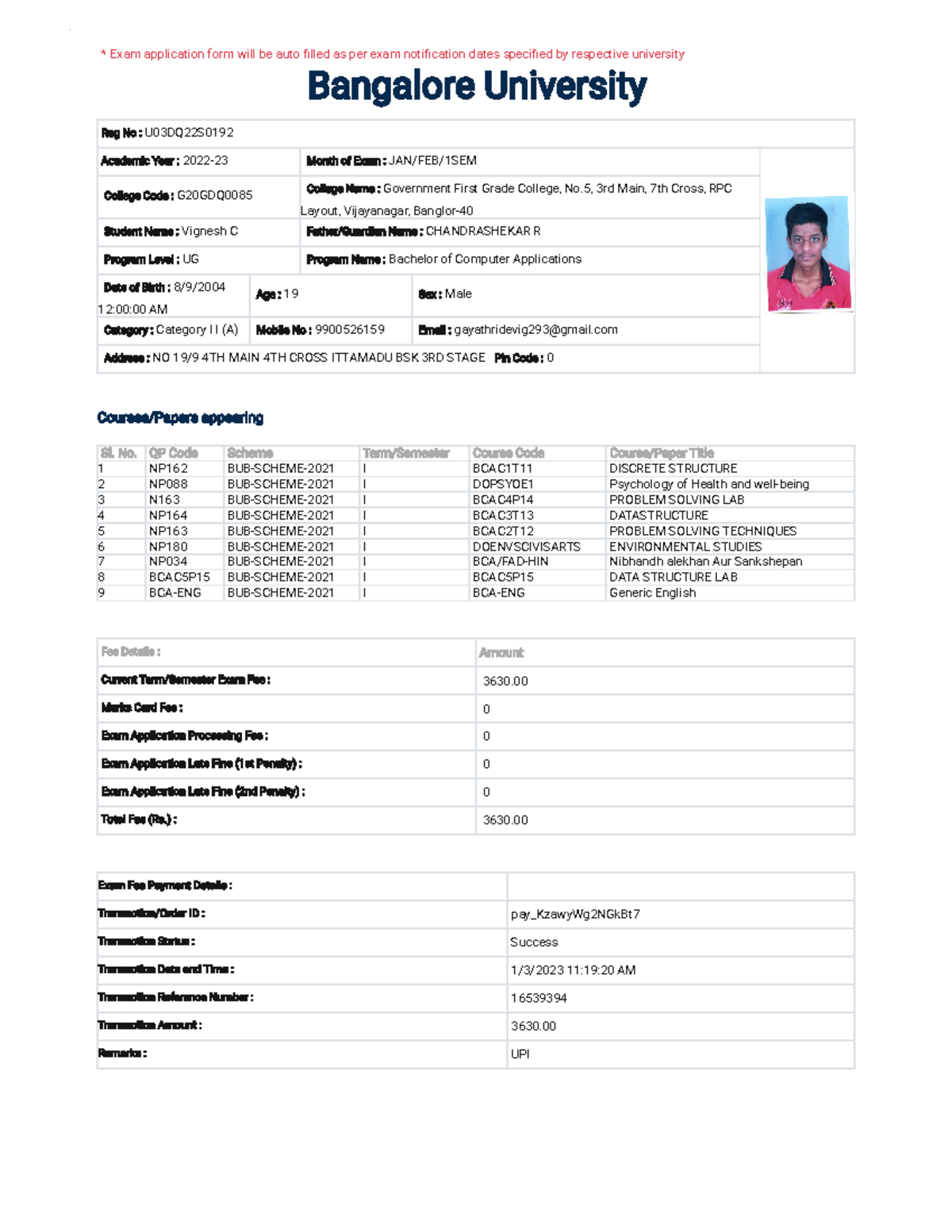Https uucms.karnataka - * Exam application form will be auto filled as ...