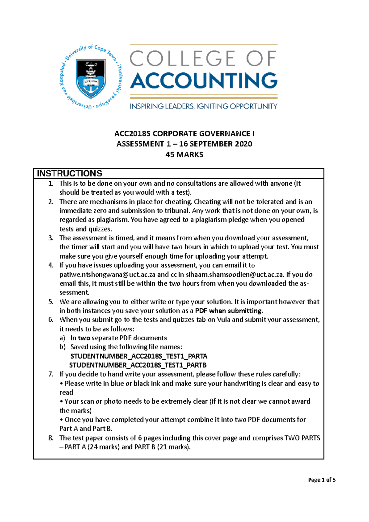 ACC2018 S 2BTest 2B1 2B2020 2BScenario 2Band 2BRequired-1 - ACC2018S ...