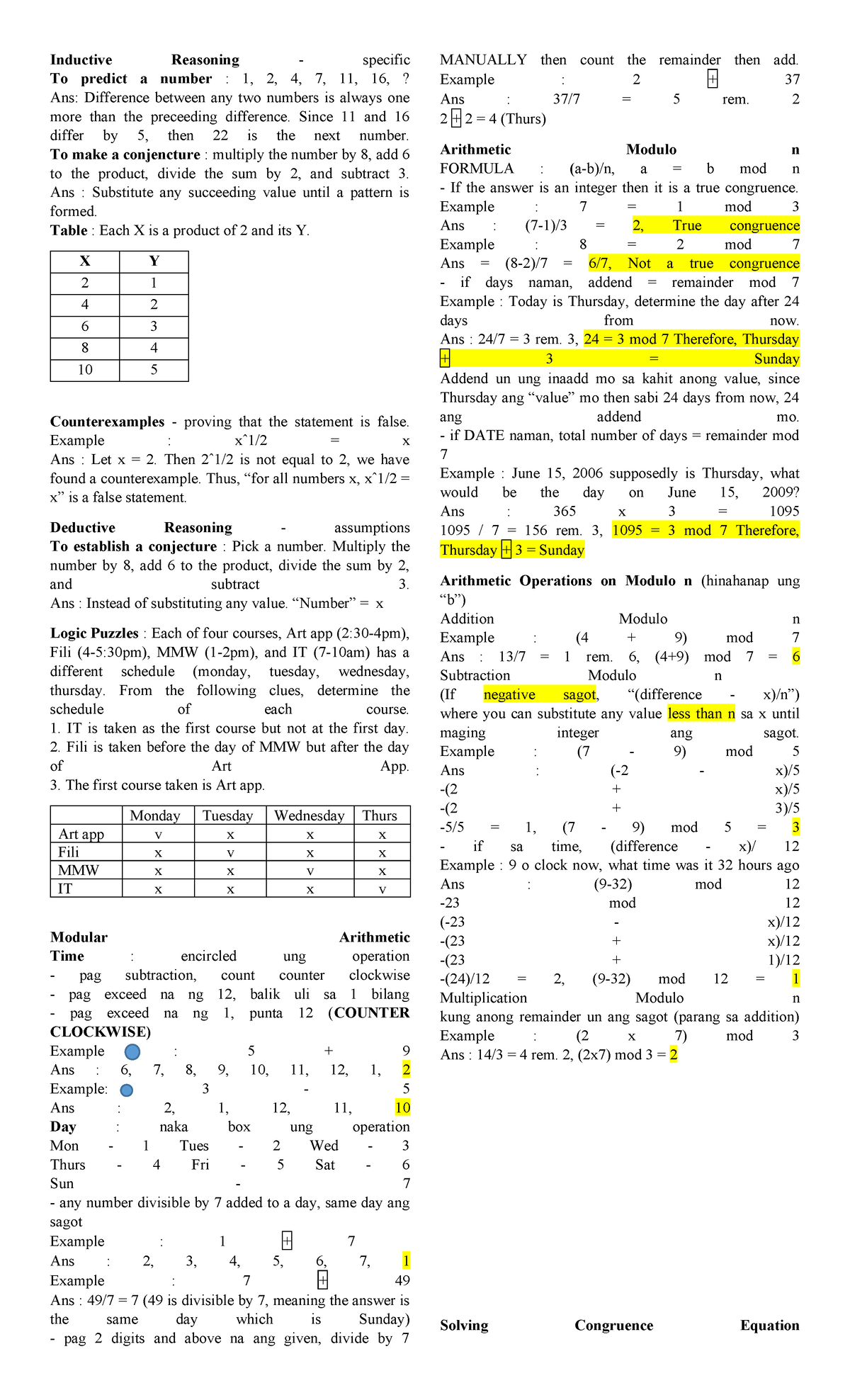 MMW Rev 4 5 - gdfydfgdyfdg - Inductive Reasoning - specific To predict a number : 1, 2, 4, 7, 11 ...