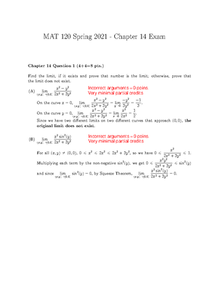 Sol MAT 219Fin Exam Spring 21-22 - Calculus with Analytic Geometry - Studocu