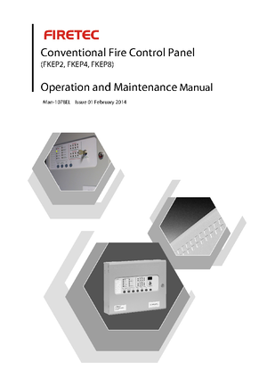 Fkep firetec ops mntce manual - Conventional Fire Control Panel (FKEP2 ...