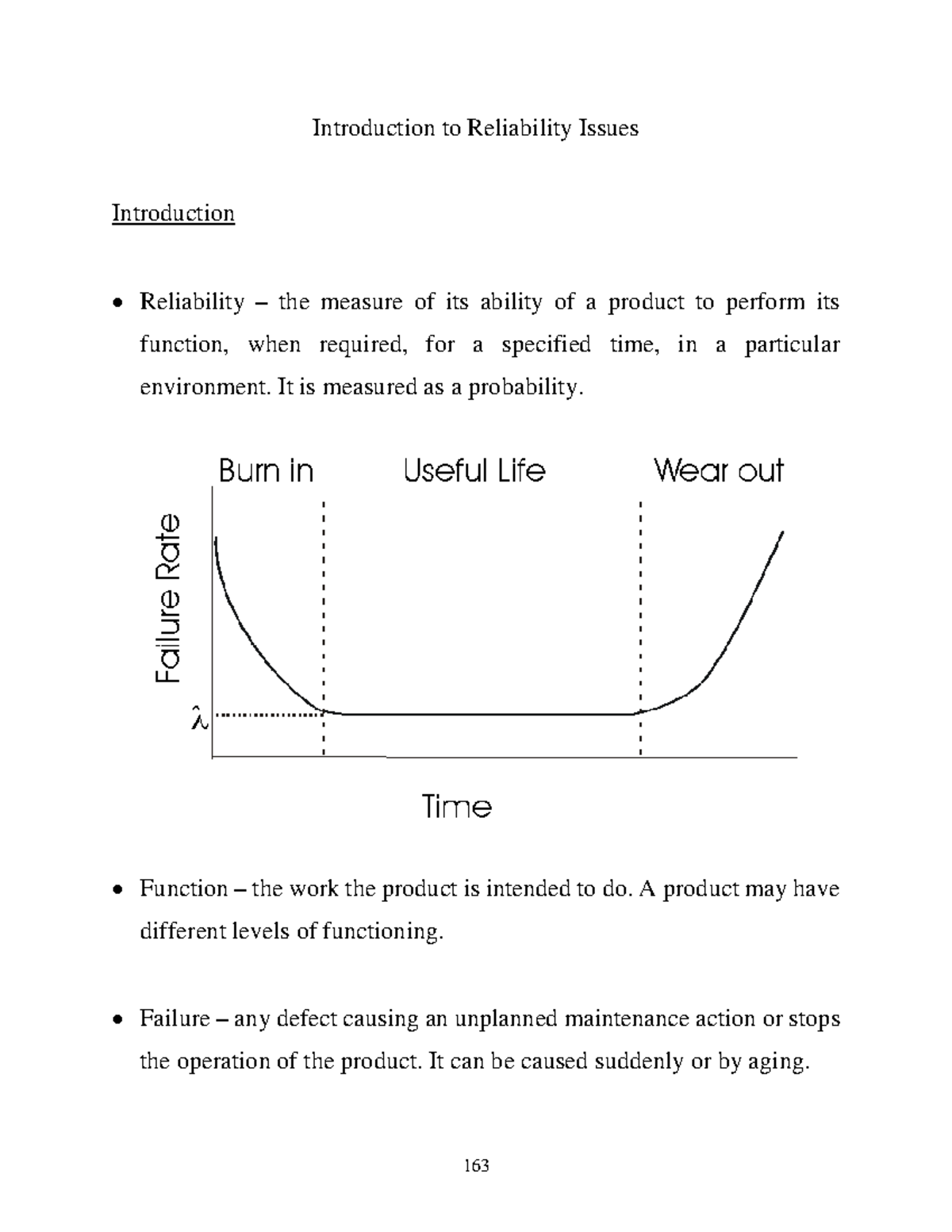11 Intro to Reliability - Introduction to Reliability Issues Introduction • Reliability – the ...