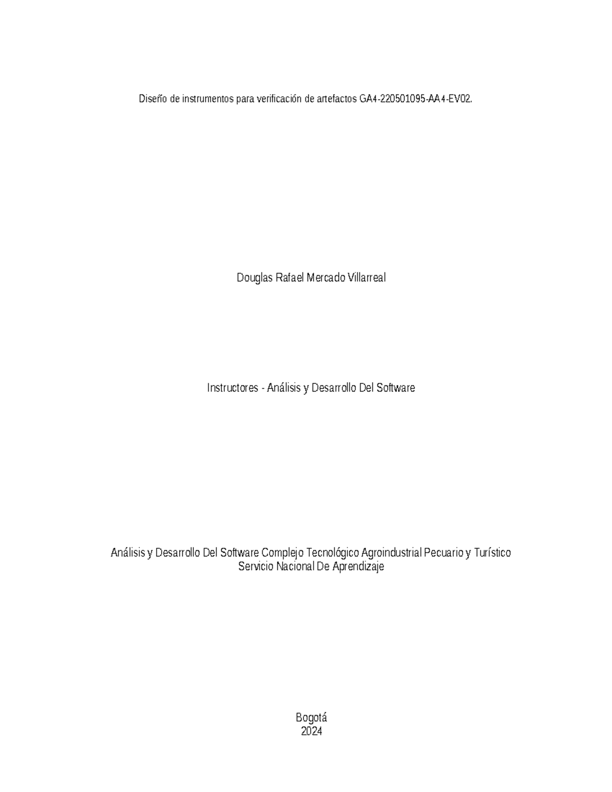 GA4 220501095 AA4 EV02 - DOCUMENTO COMPLEMENTARIO - Diseño de instrumentos para verificación de ...