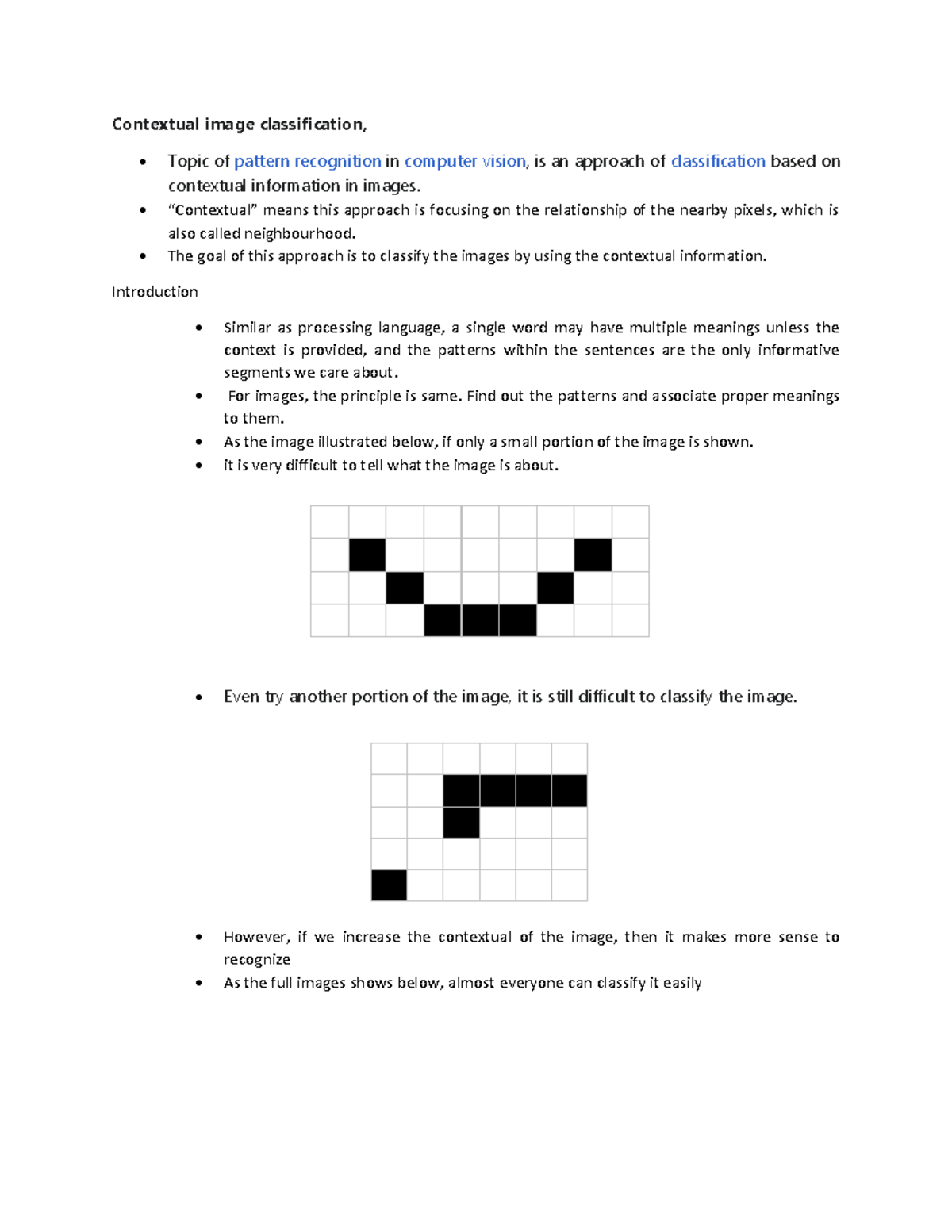 Contextual Image Classification Contextual Image Classification
