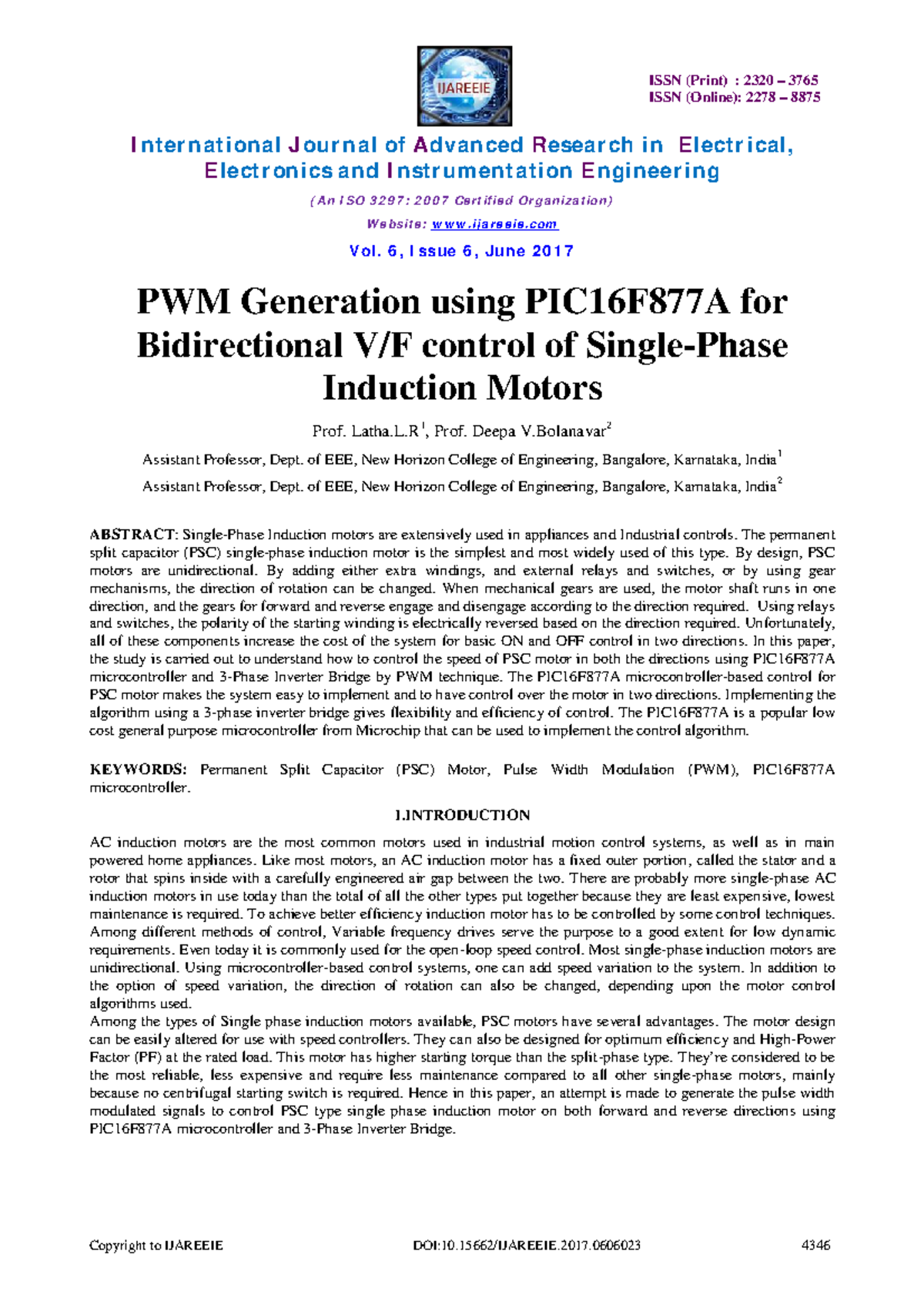 23 PWM Generation using PIC microcontroller - ISSN (Online): 2278 ...