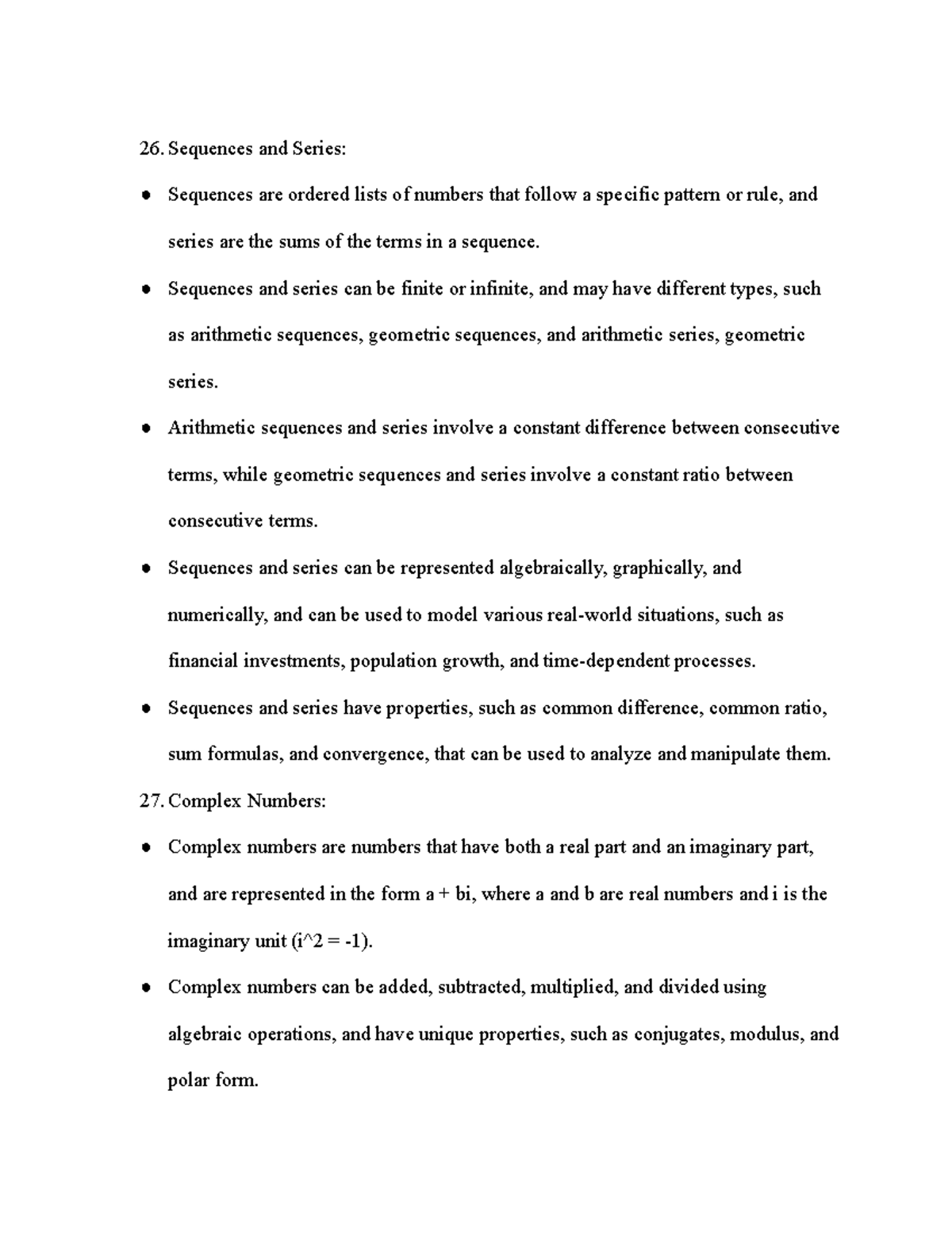 College algebra pt 6 - Sequences and Series: Sequences are ordered ...