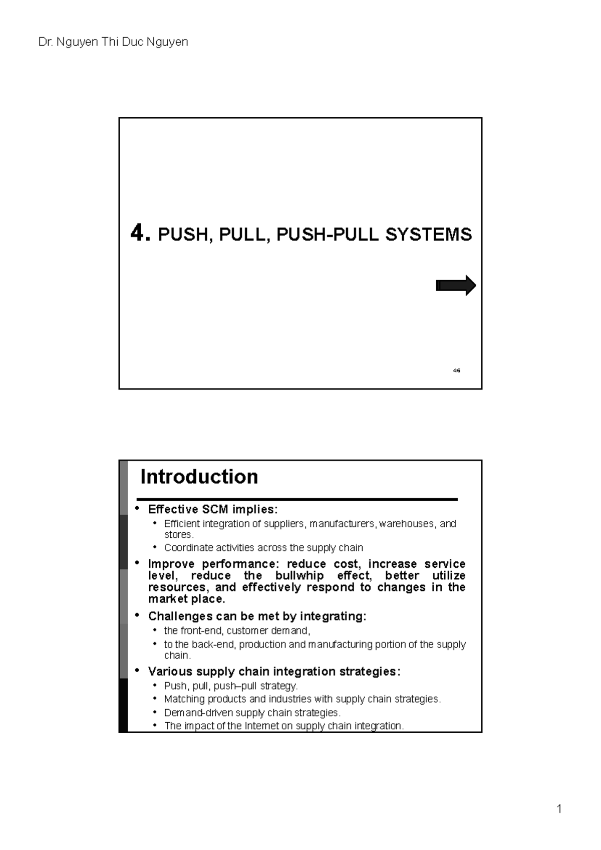 SCM-N-2-value of information-Part 2 - 4. PUSH, PULL, PUSH-PULL SYSTEMS ...