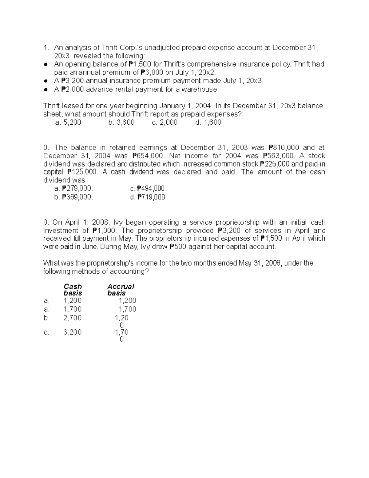 Final-na-gyud - Dgjf - An analysis of Thrift Corp.’s unadjusted prepaid ...