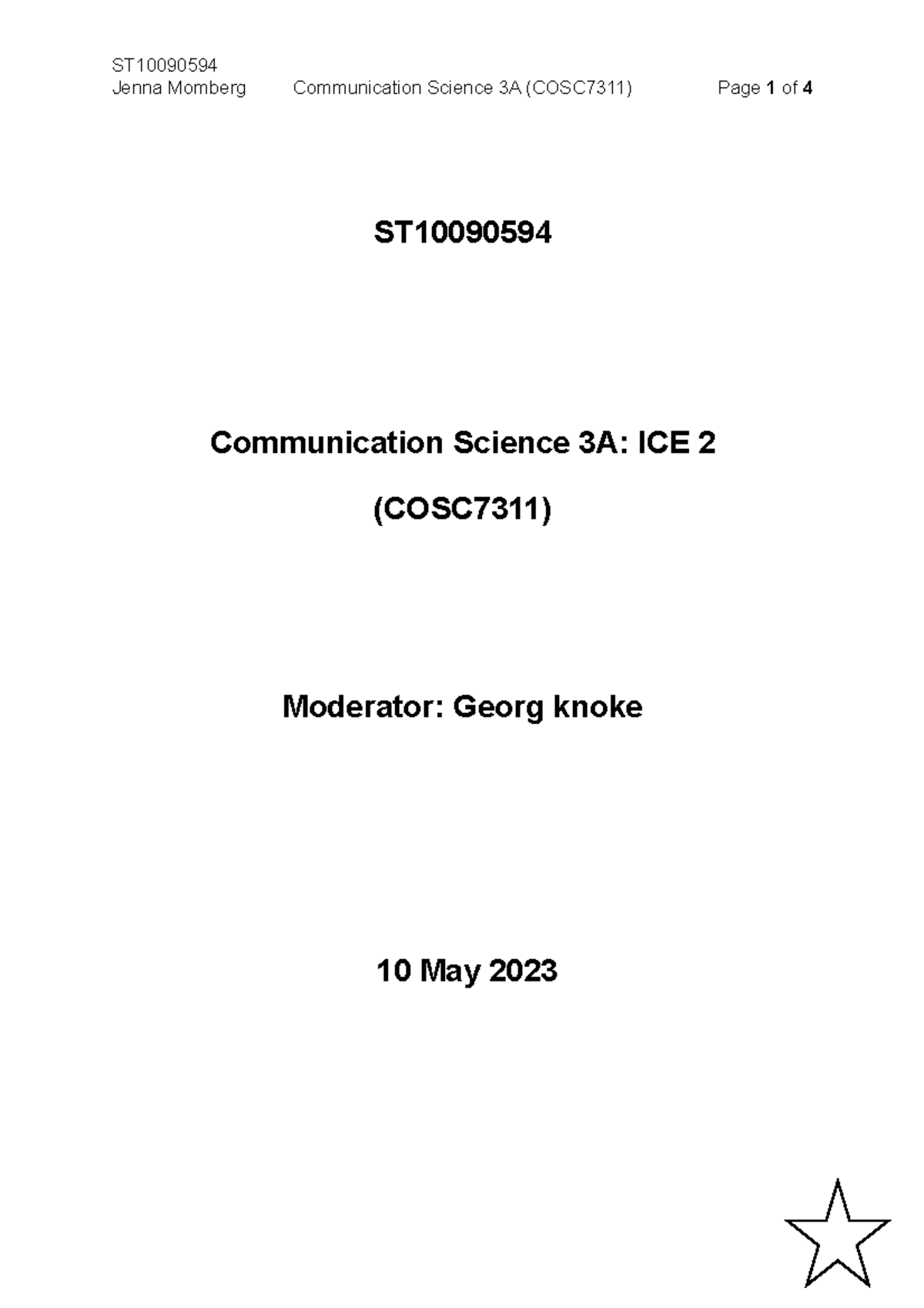 COSC BCC3 ice task - This is an ICE task given by the lecturer - Jenna ...