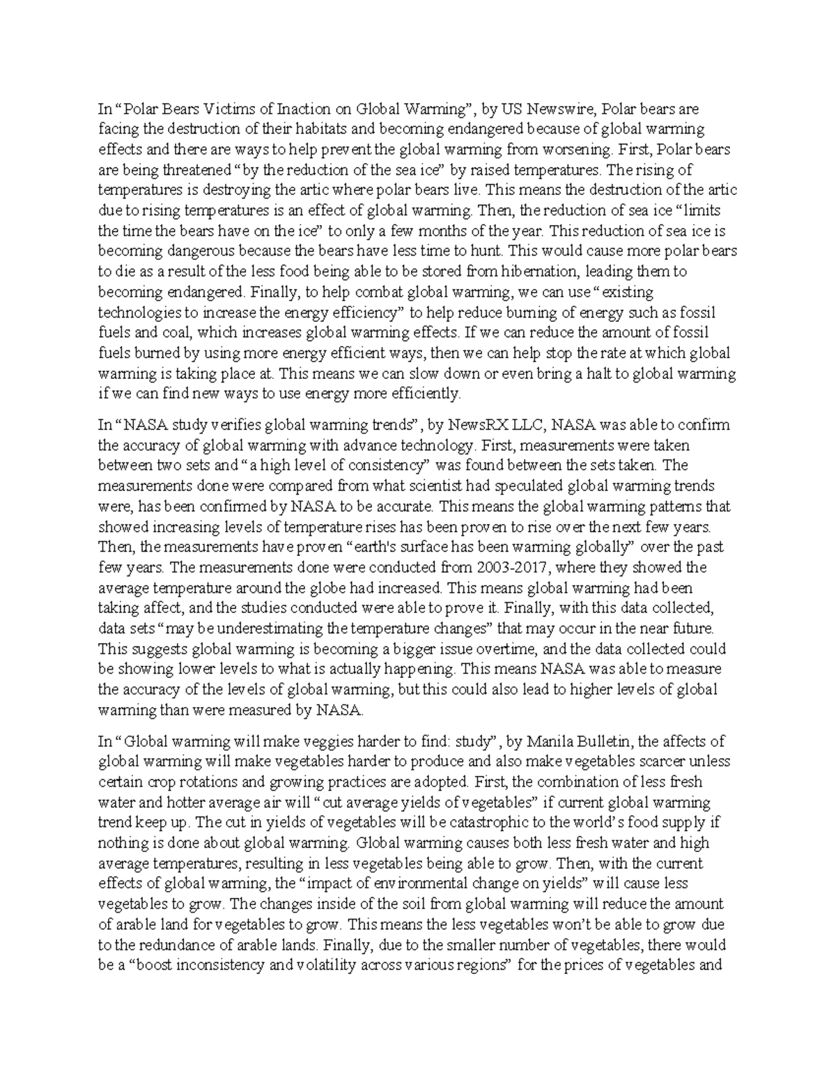 In - vgsdfg - In “Polar Bears Victims of Inaction on Global Warming ...